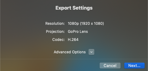GoPro Player: Render 360 Video