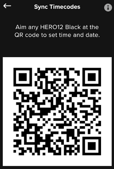 HERO12 Black: Timecode Sync