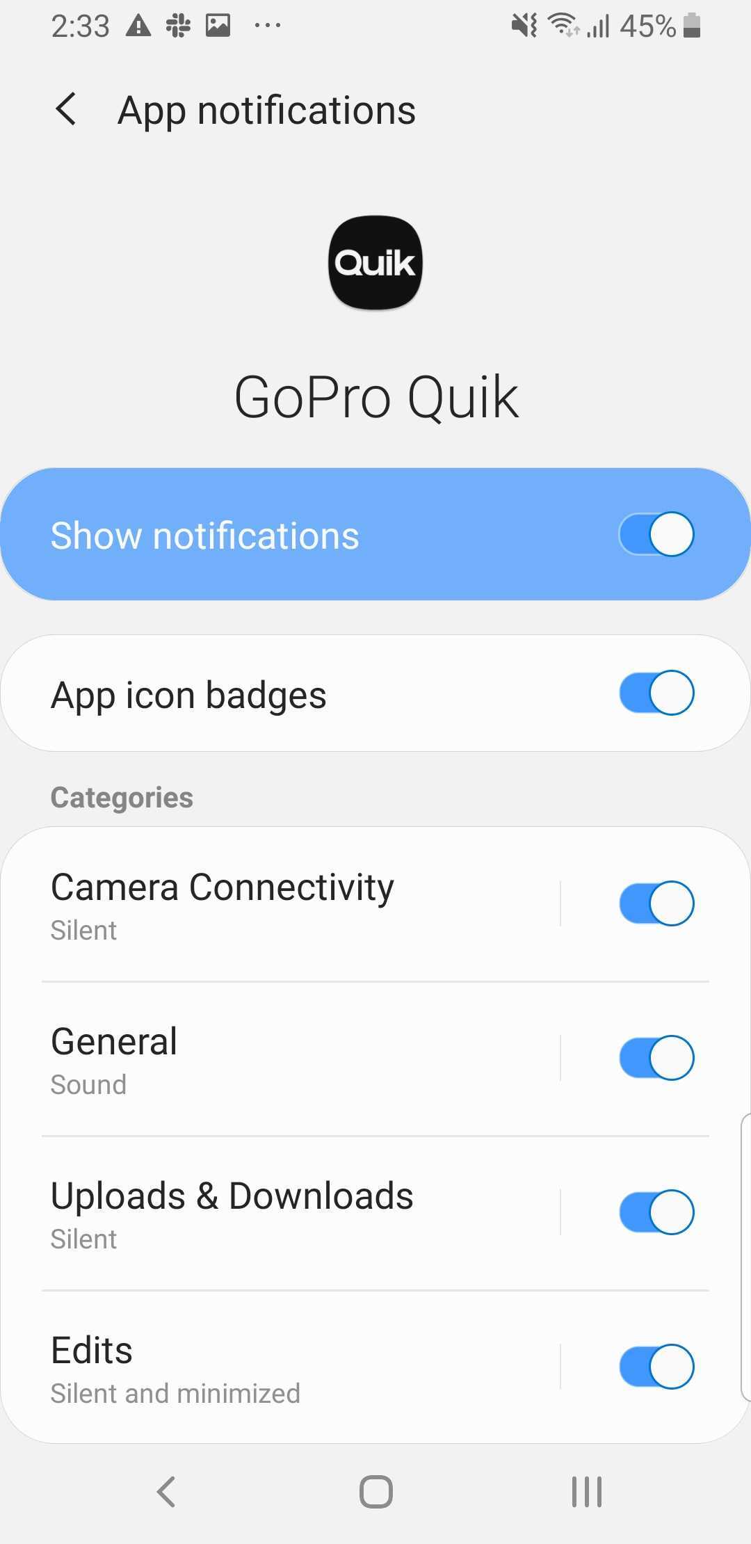 Quik (Mobile): How To Manage Push Notifications