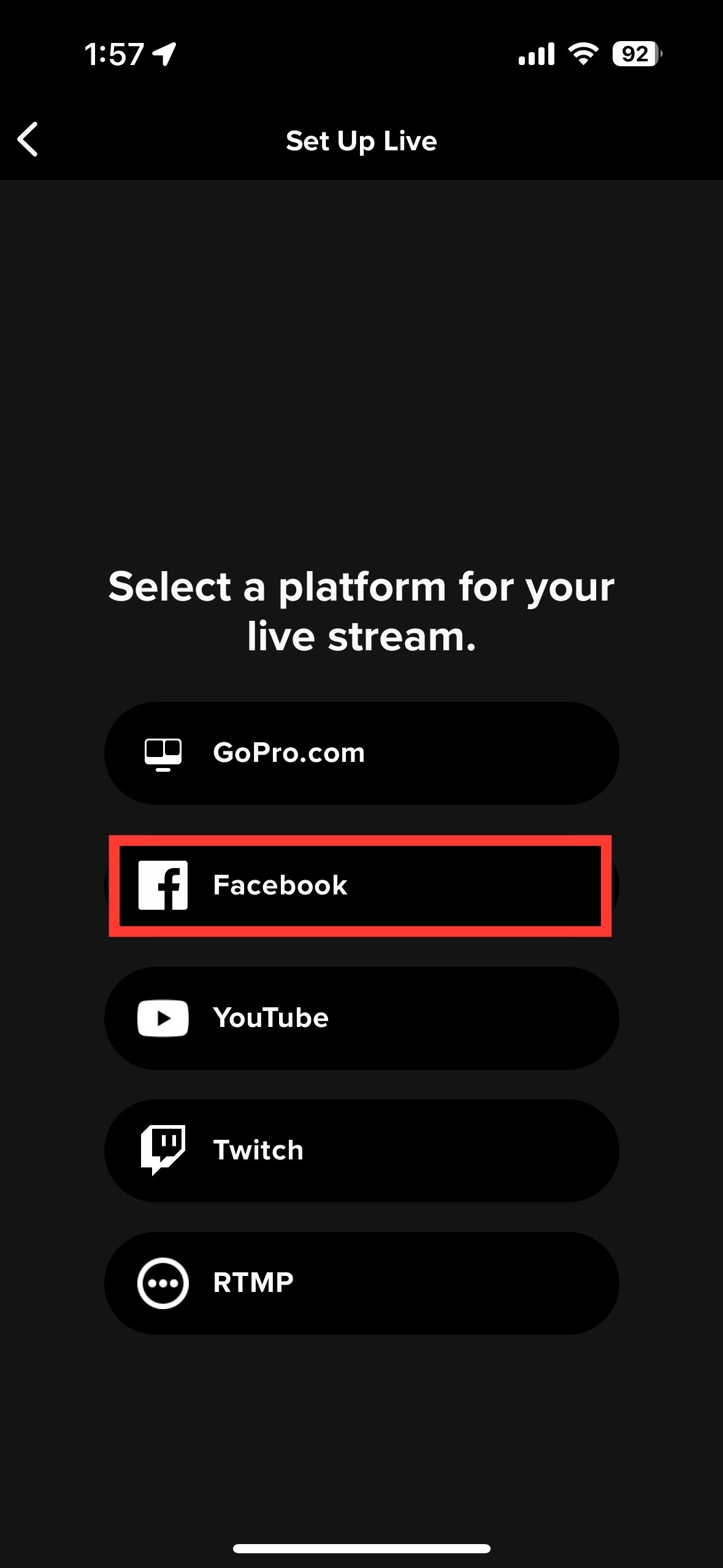 How To Live Stream From Your GoPro