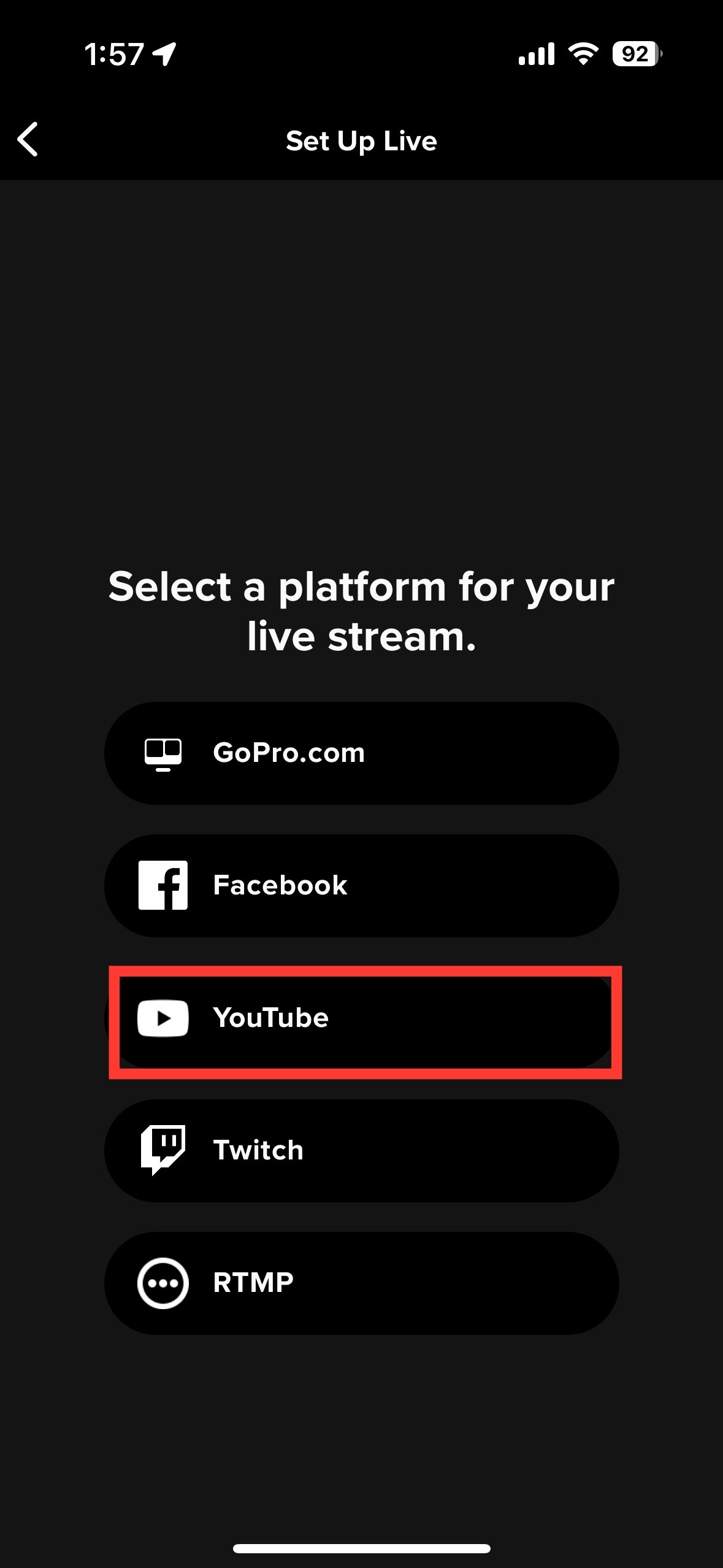 How To Live Stream From Your GoPro