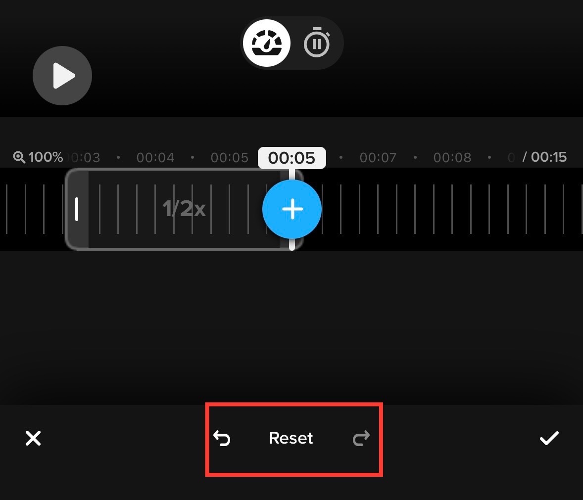 Quik (Mobile): How To Use Speed Tool