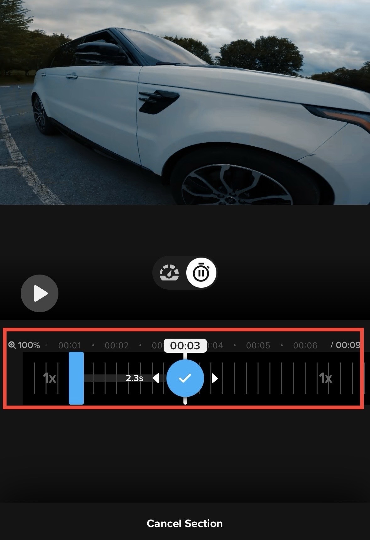 Quik (Mobile): How To Use Speed Tool