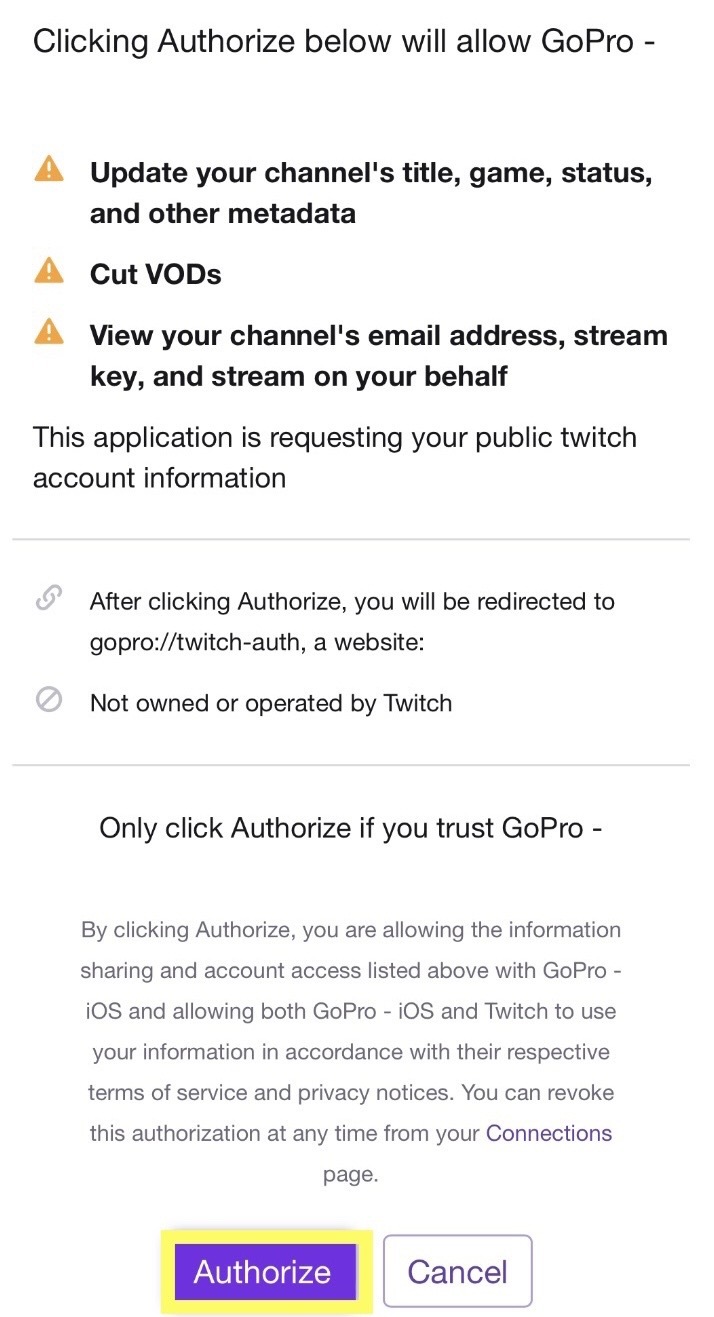 Comment démarrer une diffusion en direct via votre GoPro