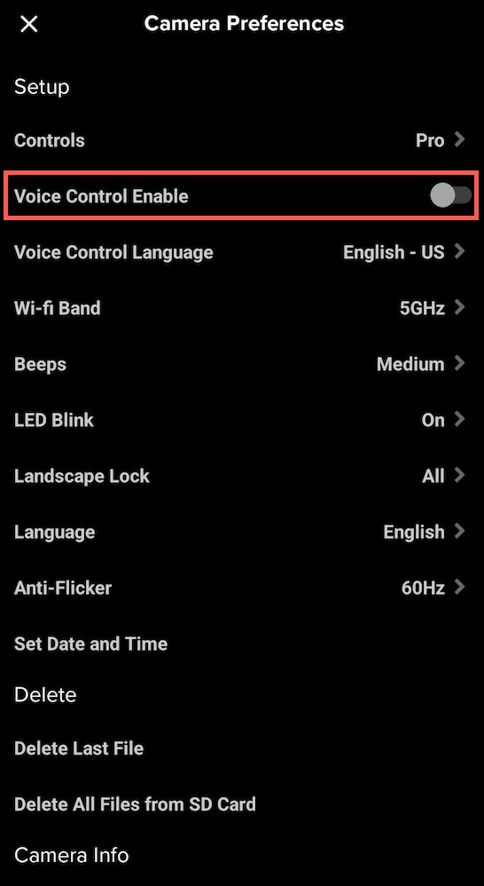 What Is The Voice Control Feature?