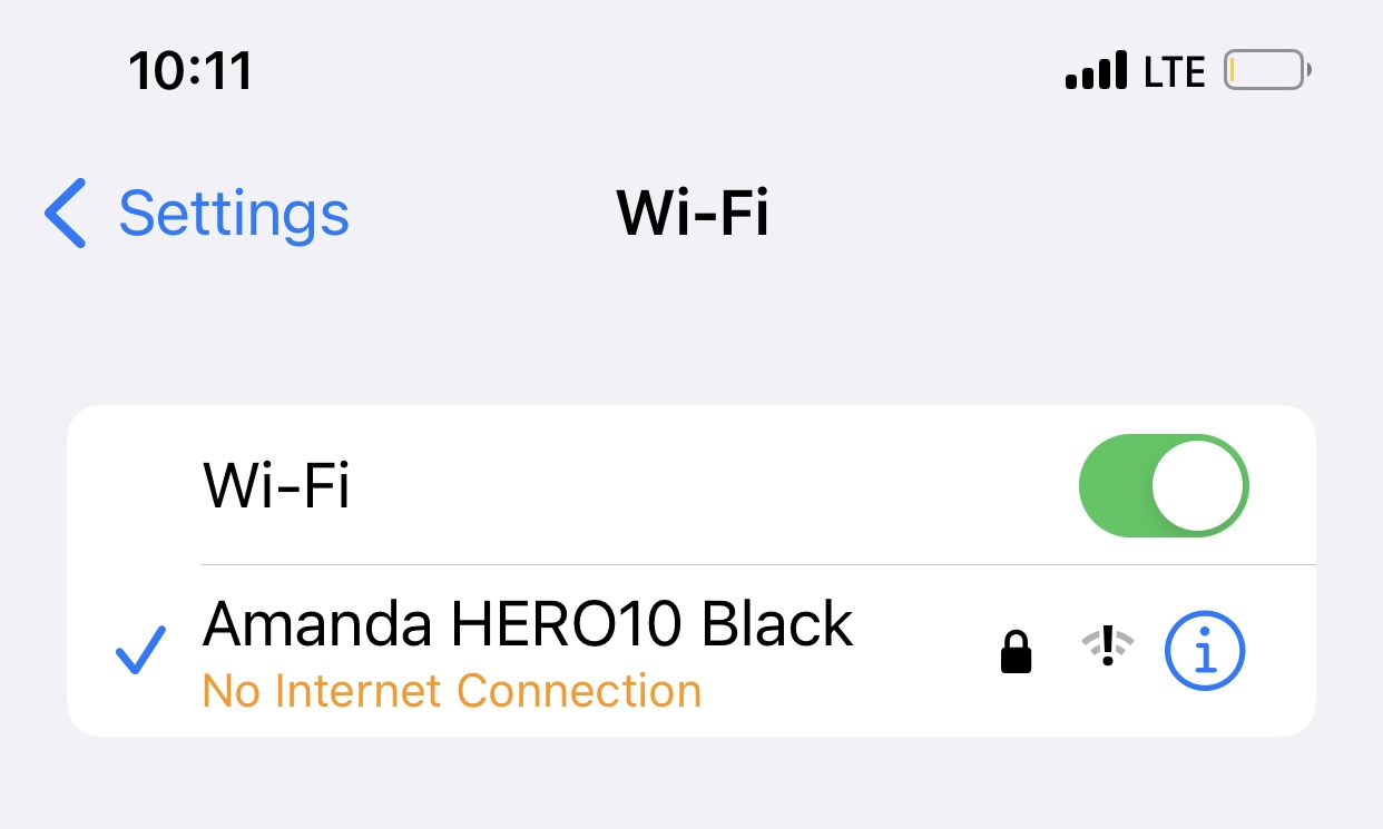 Quik (Mobile): Wi-Fi Connection Lost