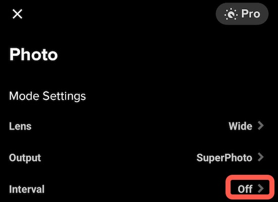HERO12 Black: Interval Photo