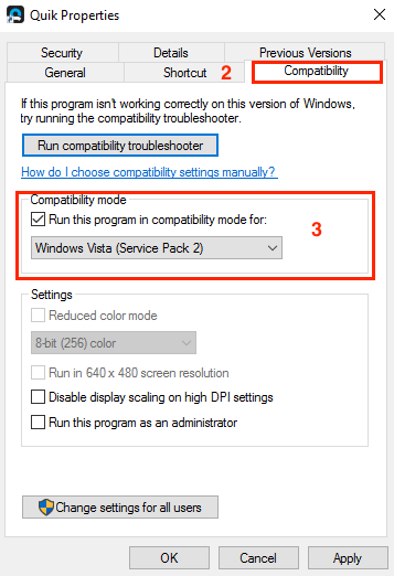 Quik for desktop Fails to Launch