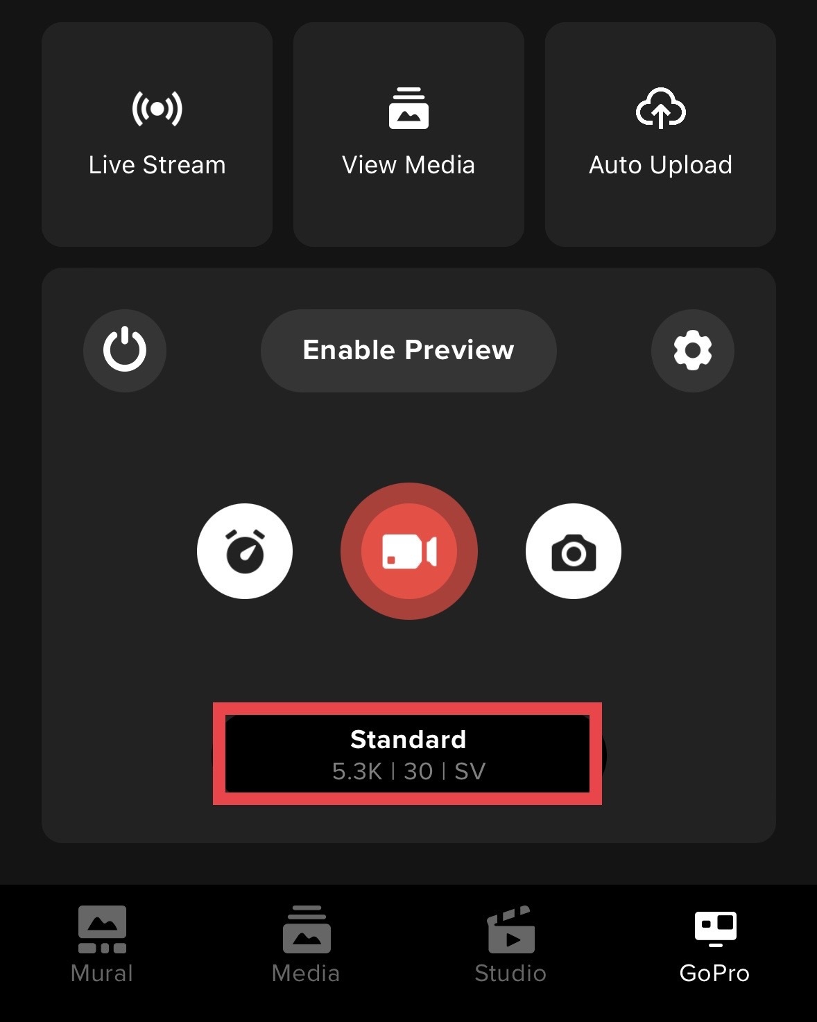 GoPro Quik: Changing Protune Settings