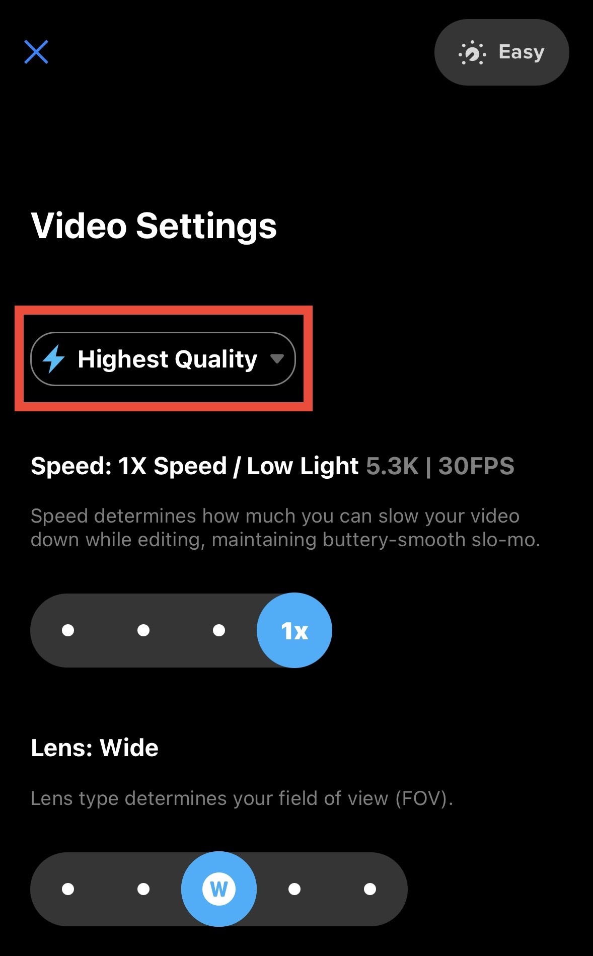 GoPro Quik: HERO11 Black: Change Video Modes And Settings