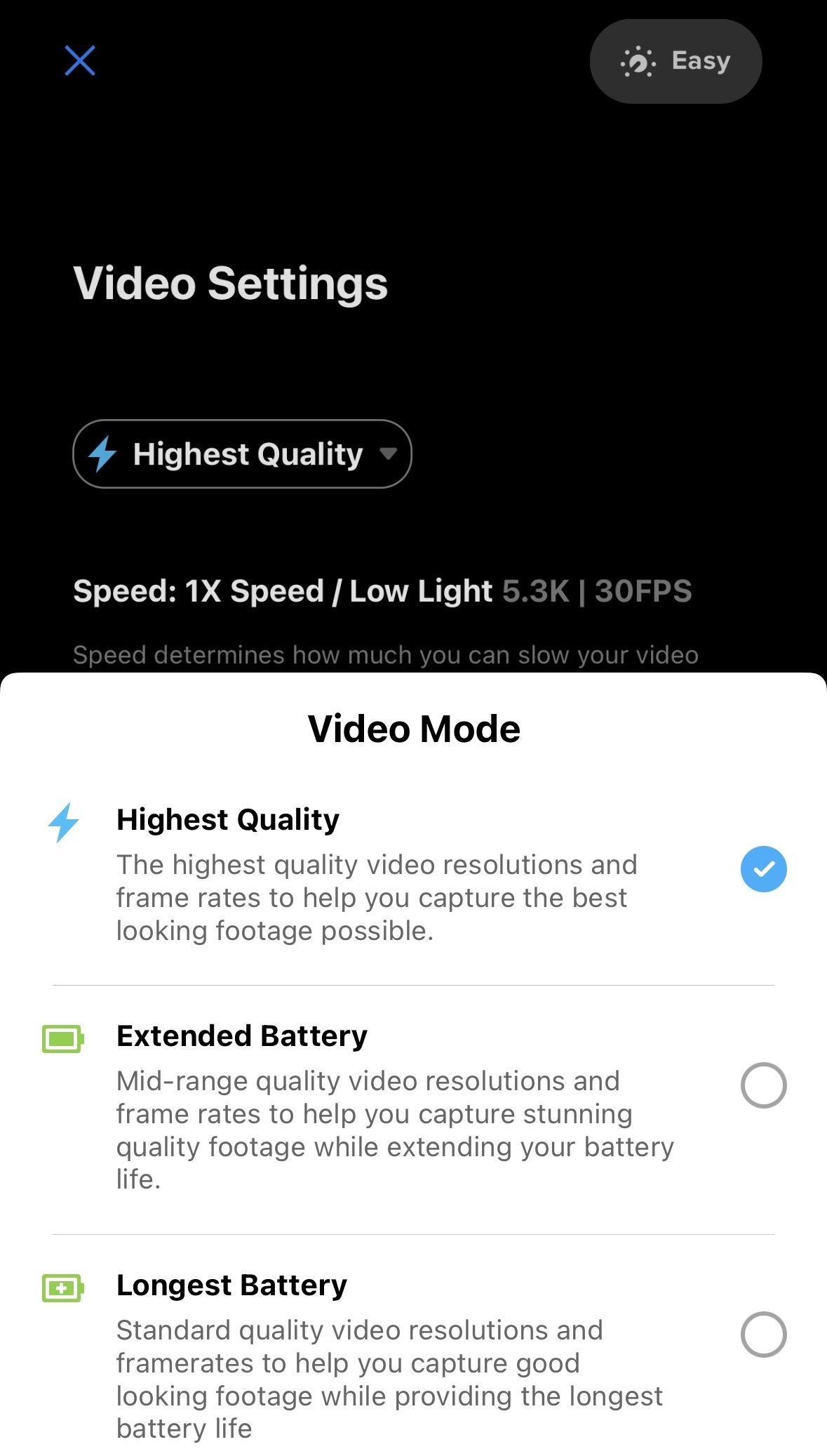 GoPro Quik: HERO11 Black: Change Video Modes And Settings