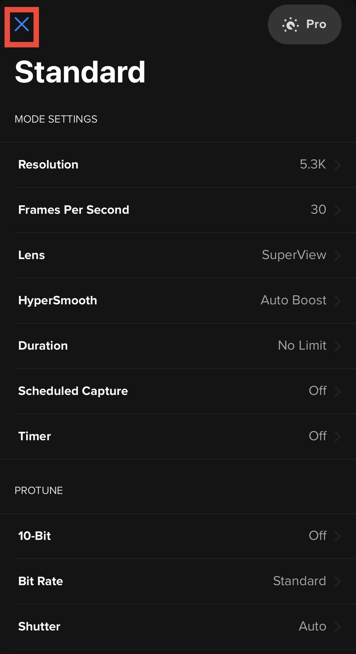 GoPro Quik: HERO11 Black: Change Video Modes And Settings