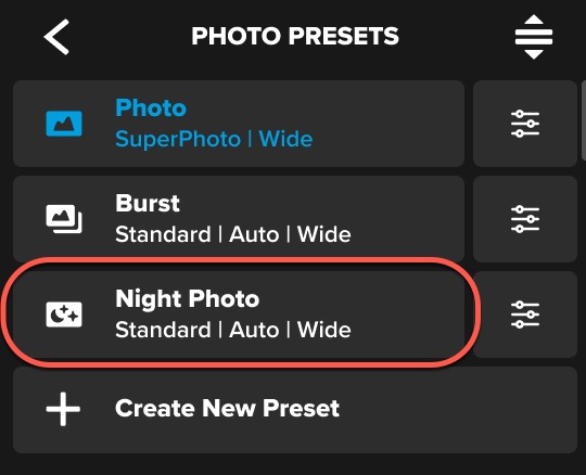 How To Use Night Photo & Night Lapse