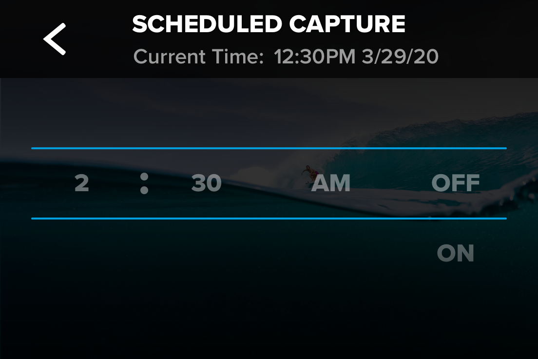 Scheduled Capture