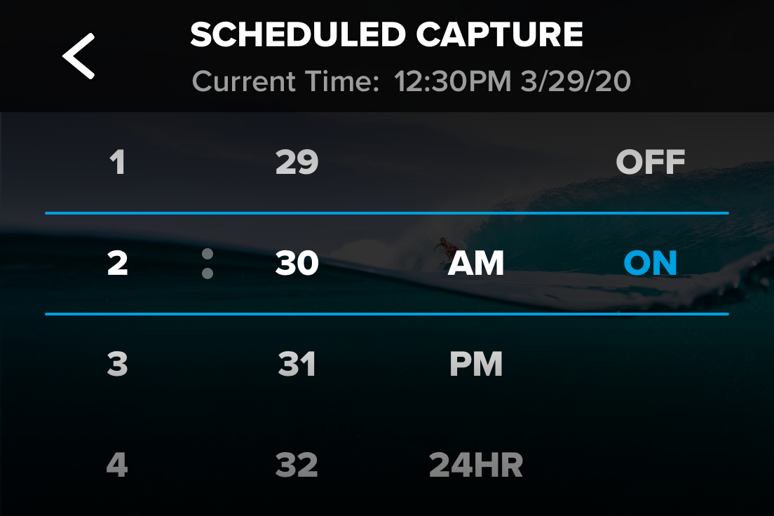 Scheduled Capture