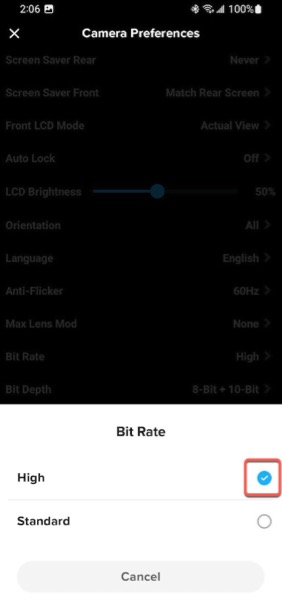 HERO13 Black: 10-Bit Log Encoding