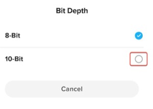 HERO13 Black: 10-Bit Log Encoding