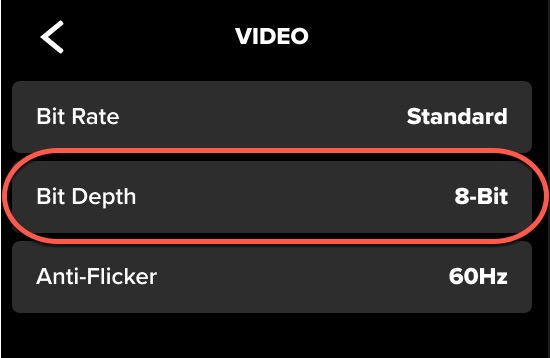 HERO12 Black: 10-Bit Log Encoding