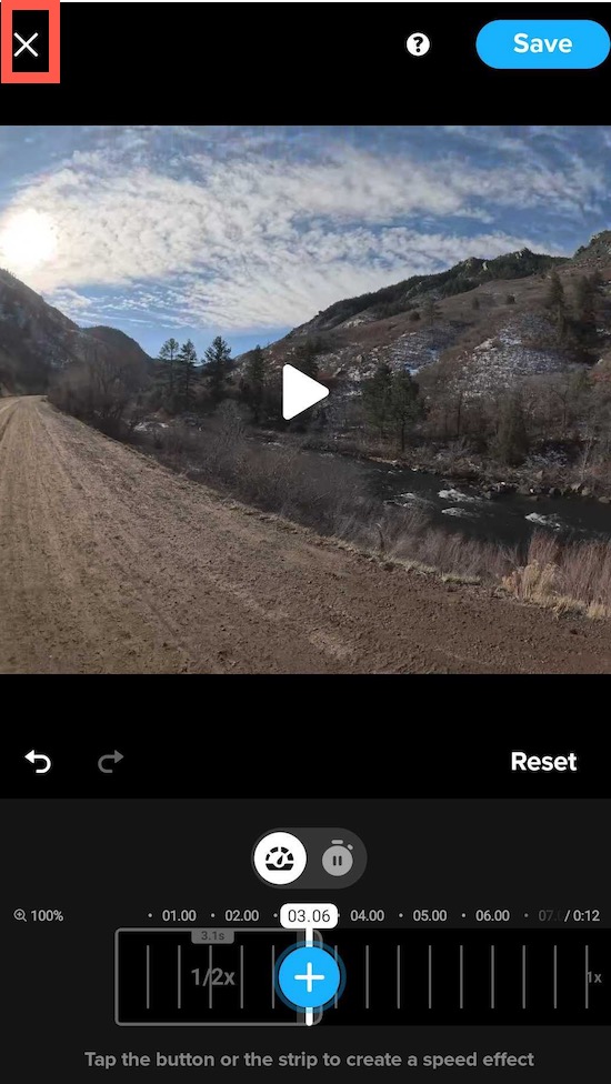Quik (Mobile): How To Use Speed Tool