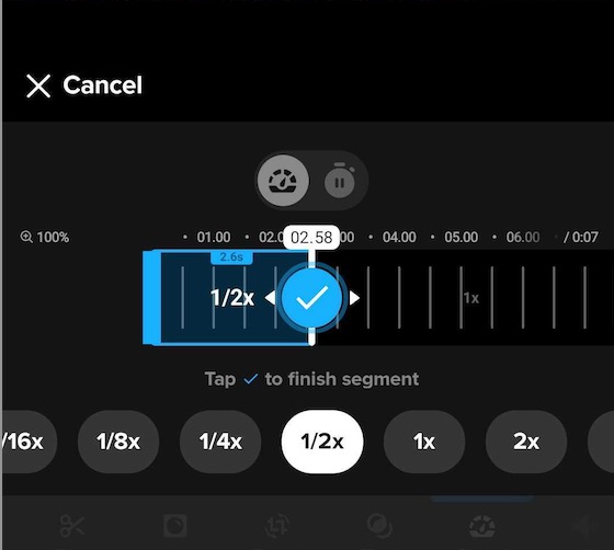 Quik (Mobile): How To Use Speed Tool
